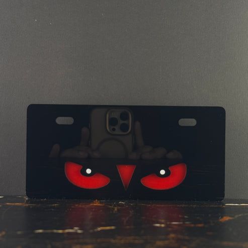 Devil Eye Number Plate – Cham Store